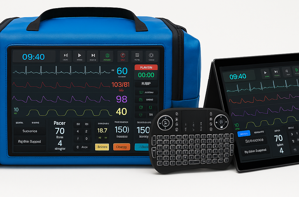 DART Sim “Classic” Bundle with DART Bag XL & 16″ Laptop – ECG Simulator ...